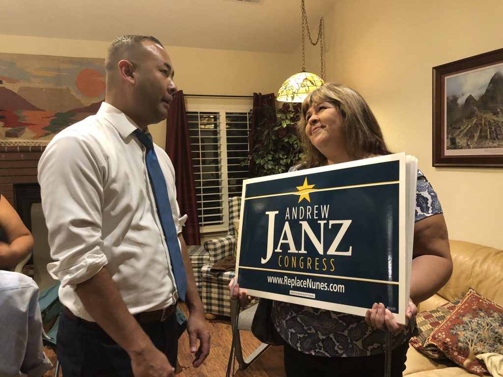 Janz makes campaign stop at an Exeter home - Valley Voice