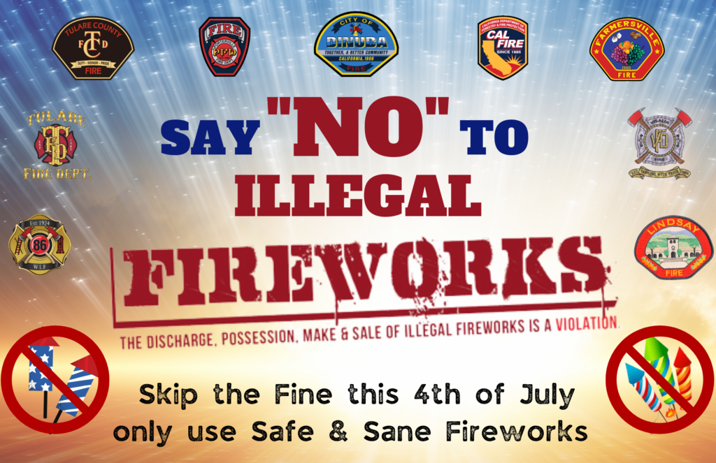 Local Fire Departments Ask for Fourth of July Fireworks Safety - Valley ...