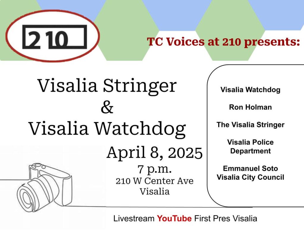 Visalia Stringer, Watchdog, the VPD and Encryption - TC Voices @ 210 ...